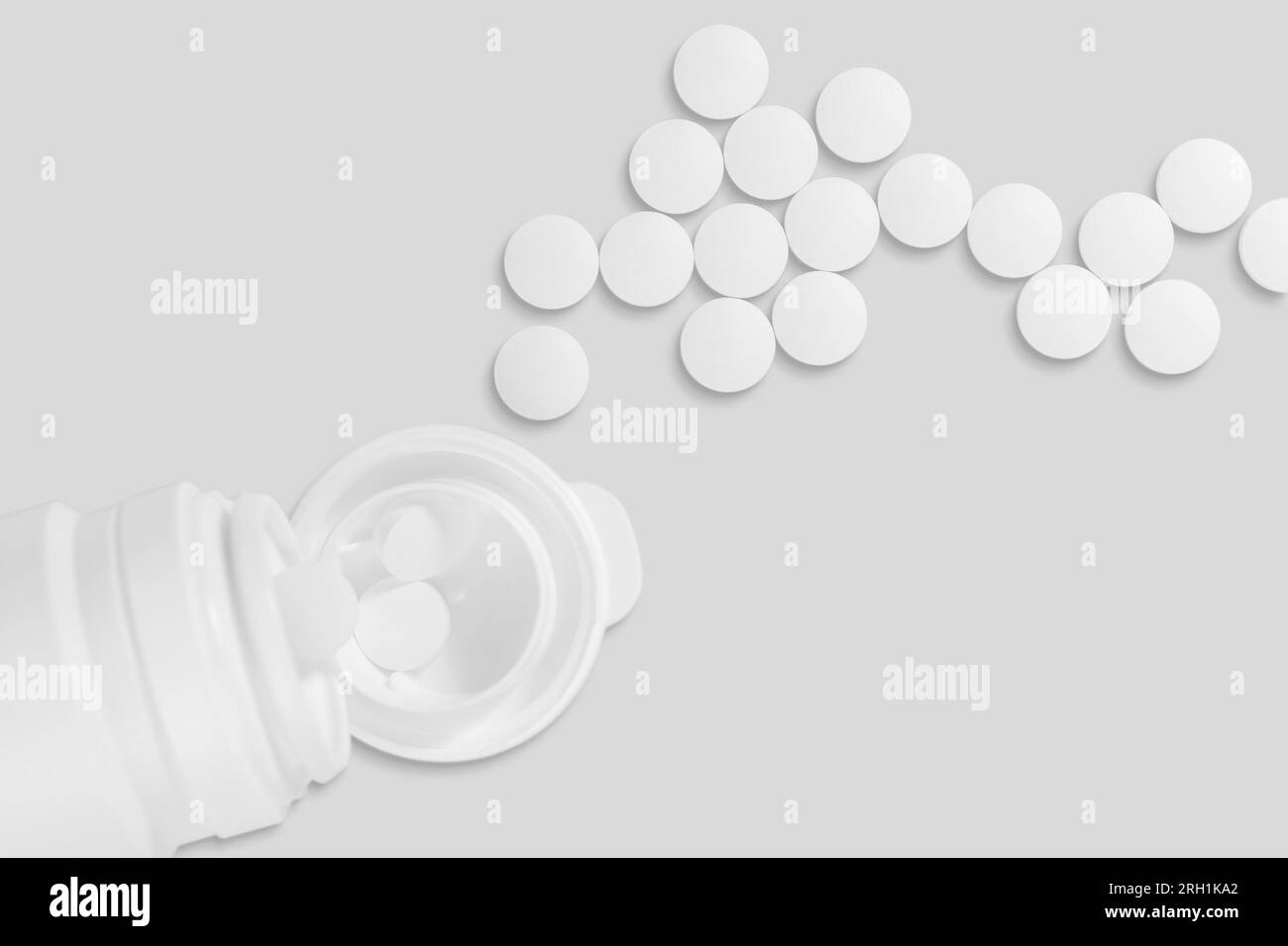 Antibiotic pills falling from bottle hi-res stock photography and ...