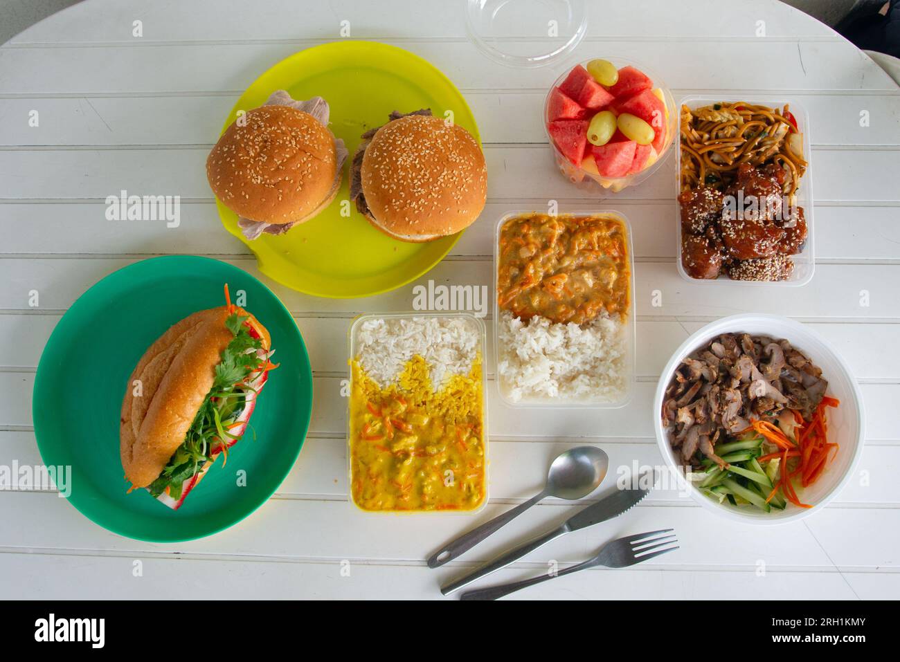 Food Cover Photos around the world Stock Photo - Alamy