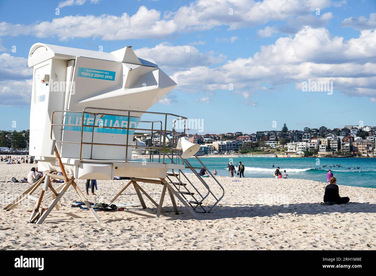 Sydney, Australia. 10th Aug, 2023. Lifeguard structure at Bondi Beach ...