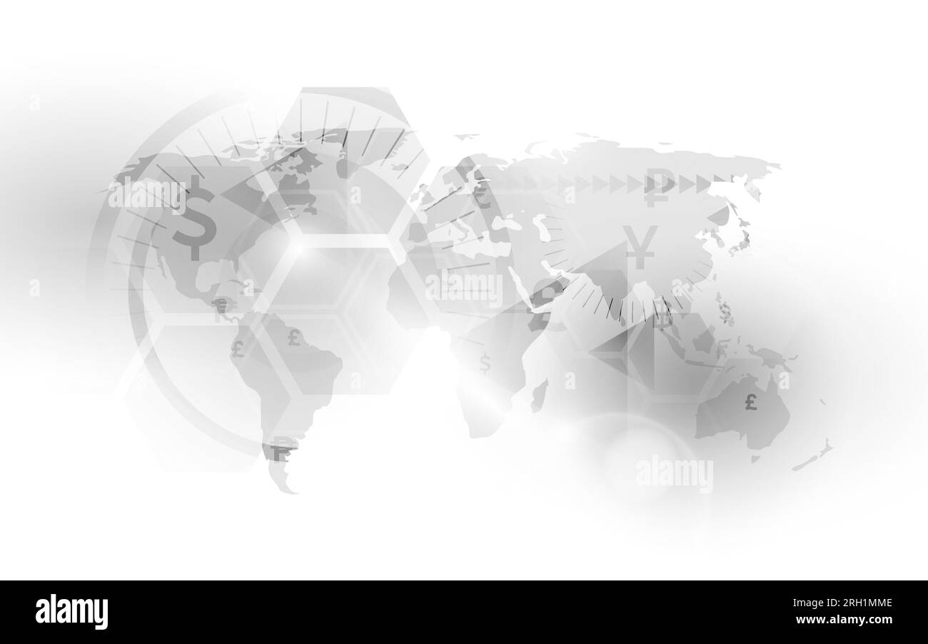 World countries currency map Stock Vector Images - Alamy