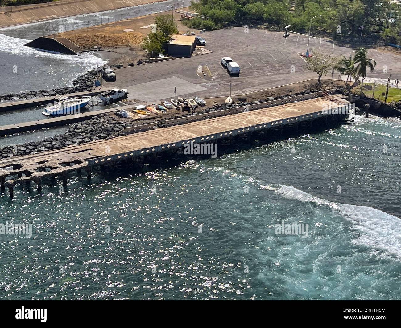 Aerial photographs of Lahaina, Hawaii after the catastrophic wildfires ...