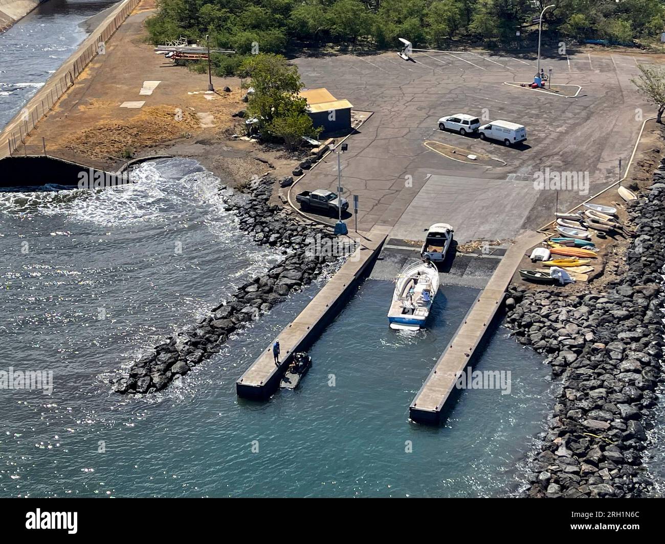 Aerial photographs of Lahaina, Hawaii after the catastrophic wildfires ...