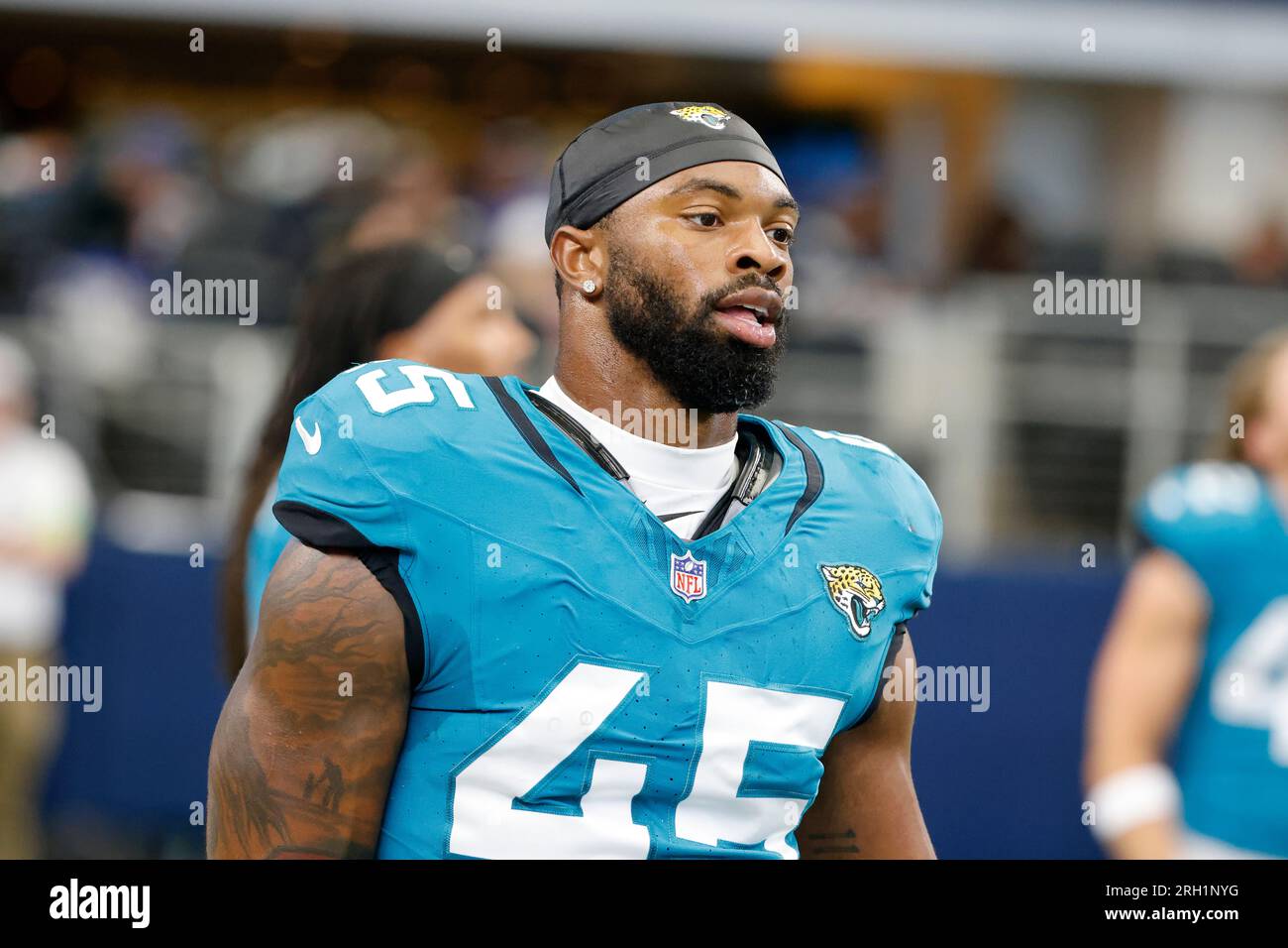 Jacksonville Jaguars linebacker K'Lavon Chaisson (45) on the field ...