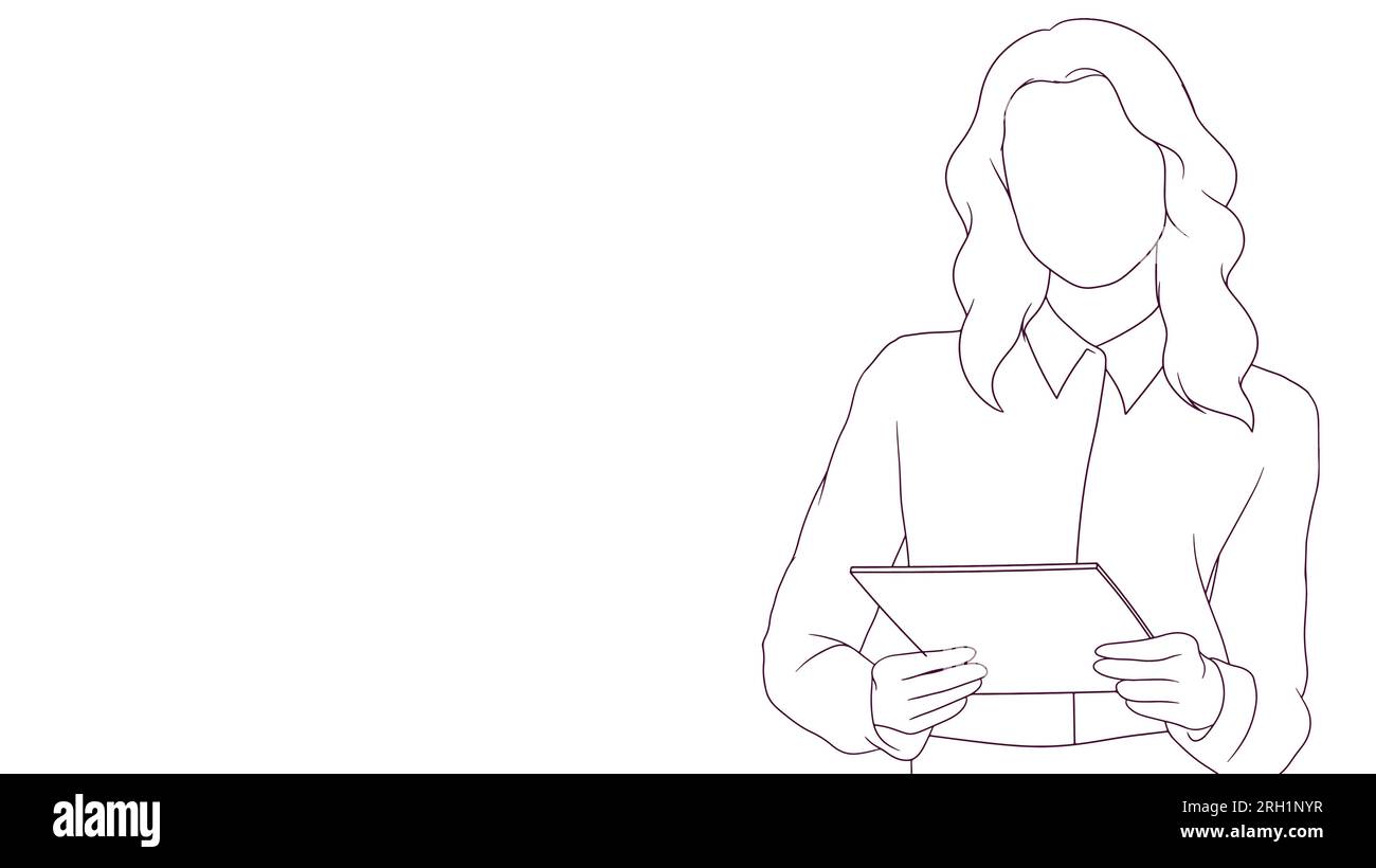 Confident elegance Stock Vector Images - Alamy