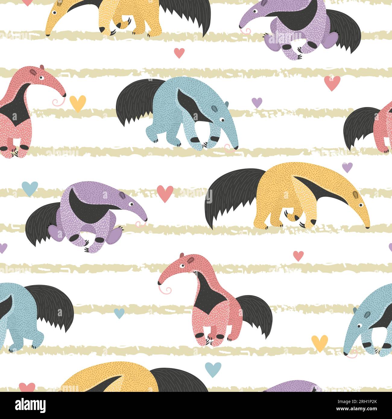 Anteater vector vector vectors hi-res stock photography and images - Alamy