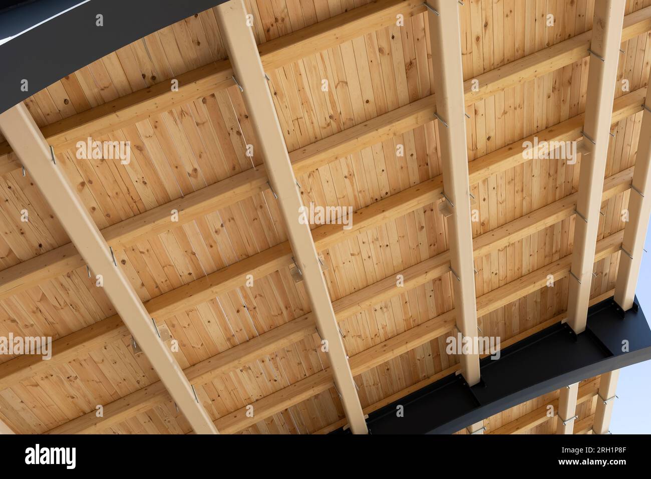 Ready Shed, Roof Construction. Building A Wooden Canopy From Boards And ...