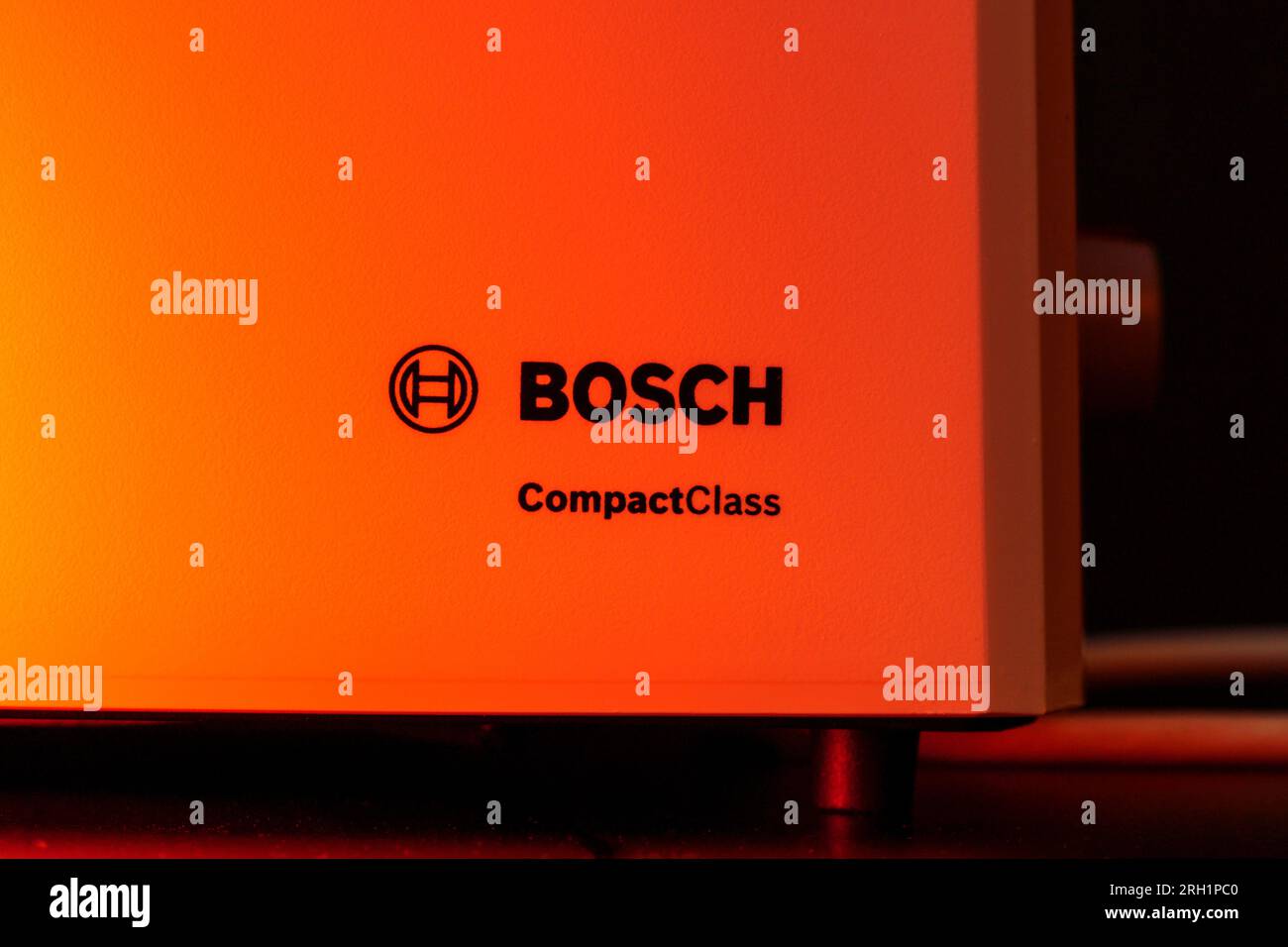 Tyumen, Russia-August 08, 2023: Bosch logo close up. Bosch is a German ...