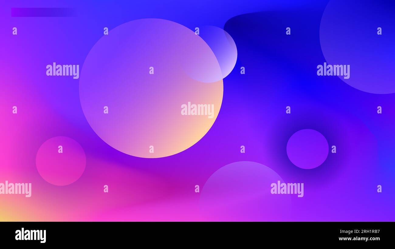 Artistic circle with glowing circle frame colorful geometric gradient ...