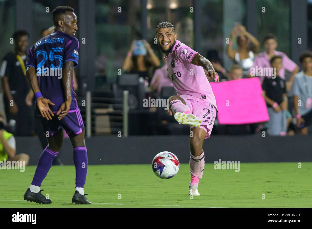 FORT LAUDERDALE, FL - AUGUST 11: Inter Miami defender DeAndre Yedlin (2 ...