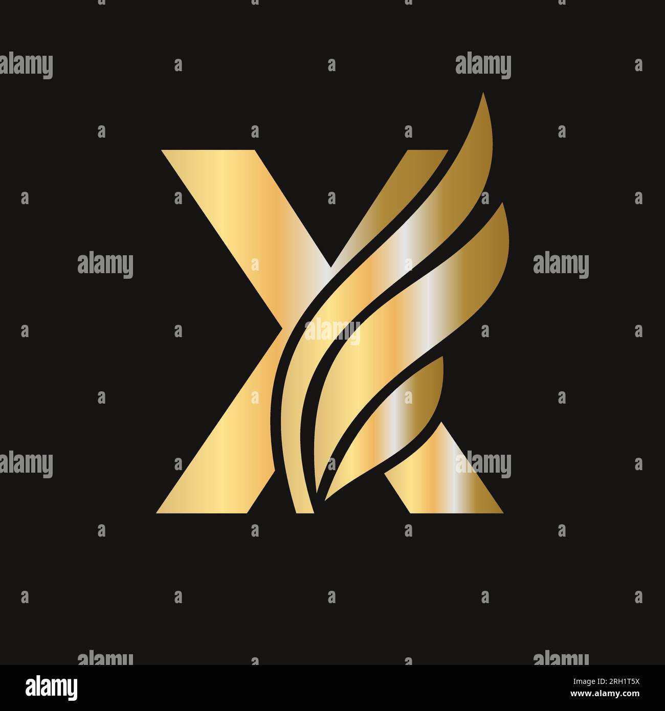 Letter X Wing Logo Design For Freight an Transportation Symbol. Wing ...