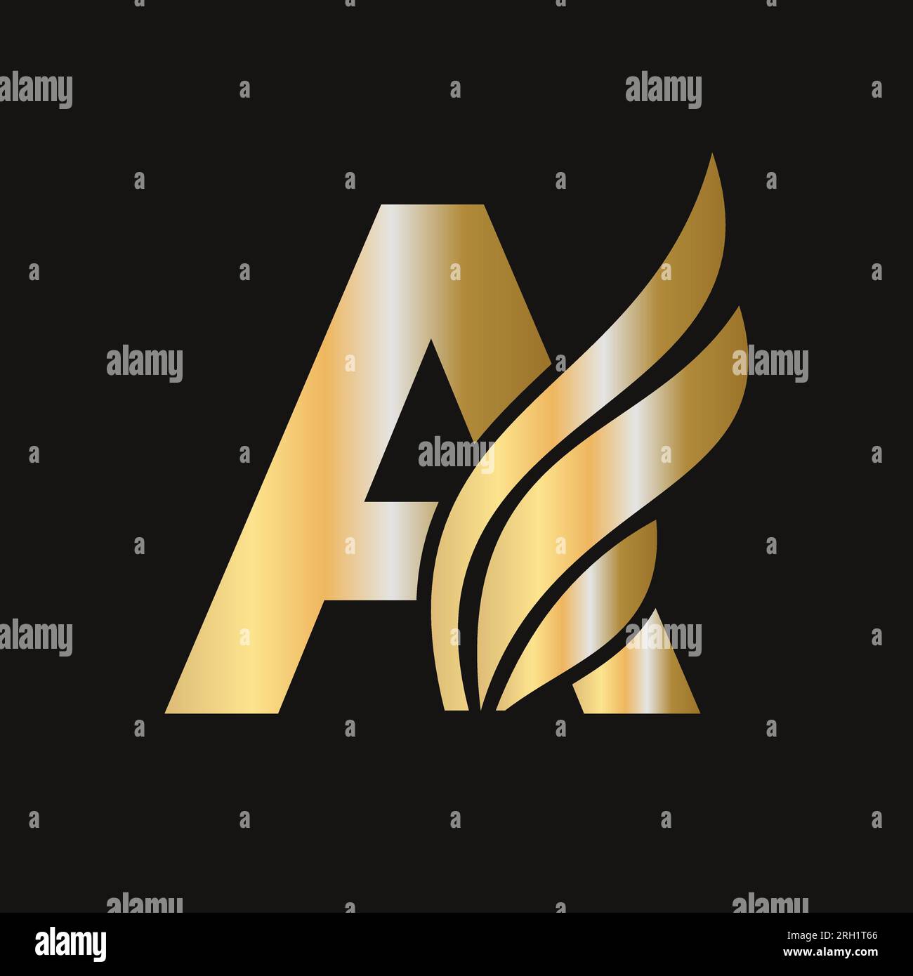 Letter A Wing Logo Design For Freight an Transportation Symbol. Wing ...