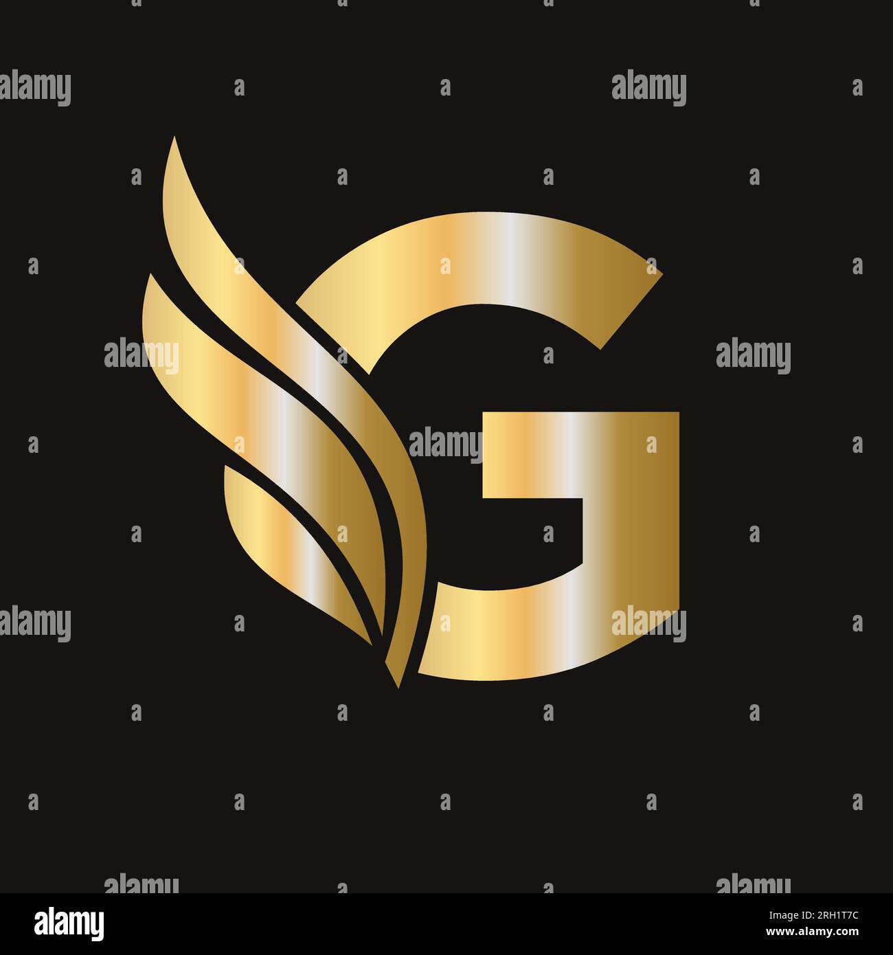 Letter G Wing Logo Design For Freight an Transportation Symbol. Wing ...