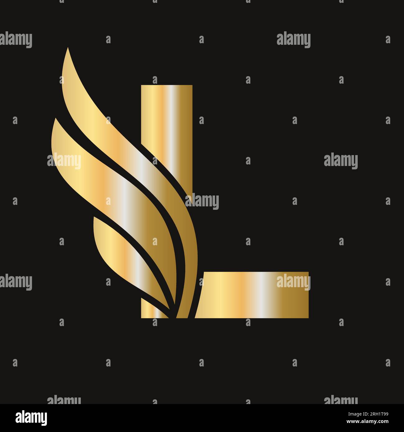 Letter L Wing Logo Design For Freight an Transportation Symbol. Wing ...