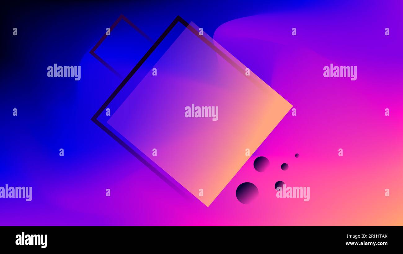 Glowing fading orange diamond shape over twilight colors gradient ...