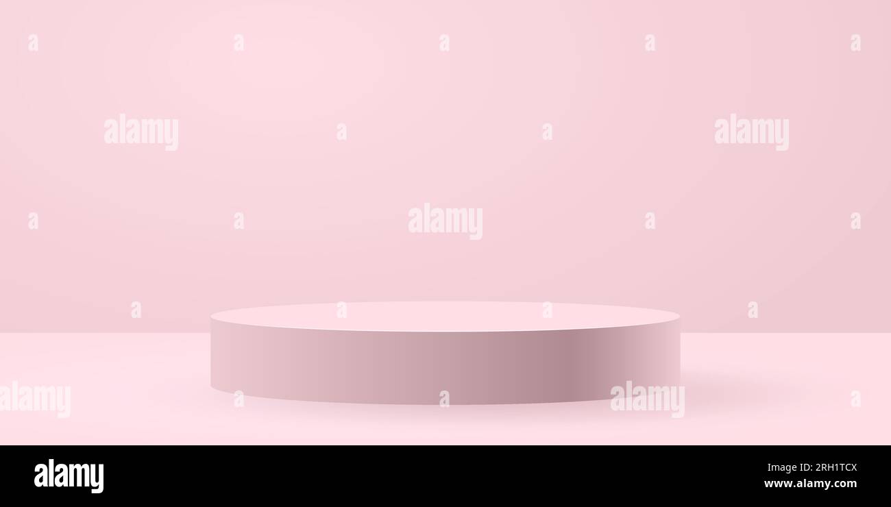 White circle stage background vector illustration Stock Vector Image ...