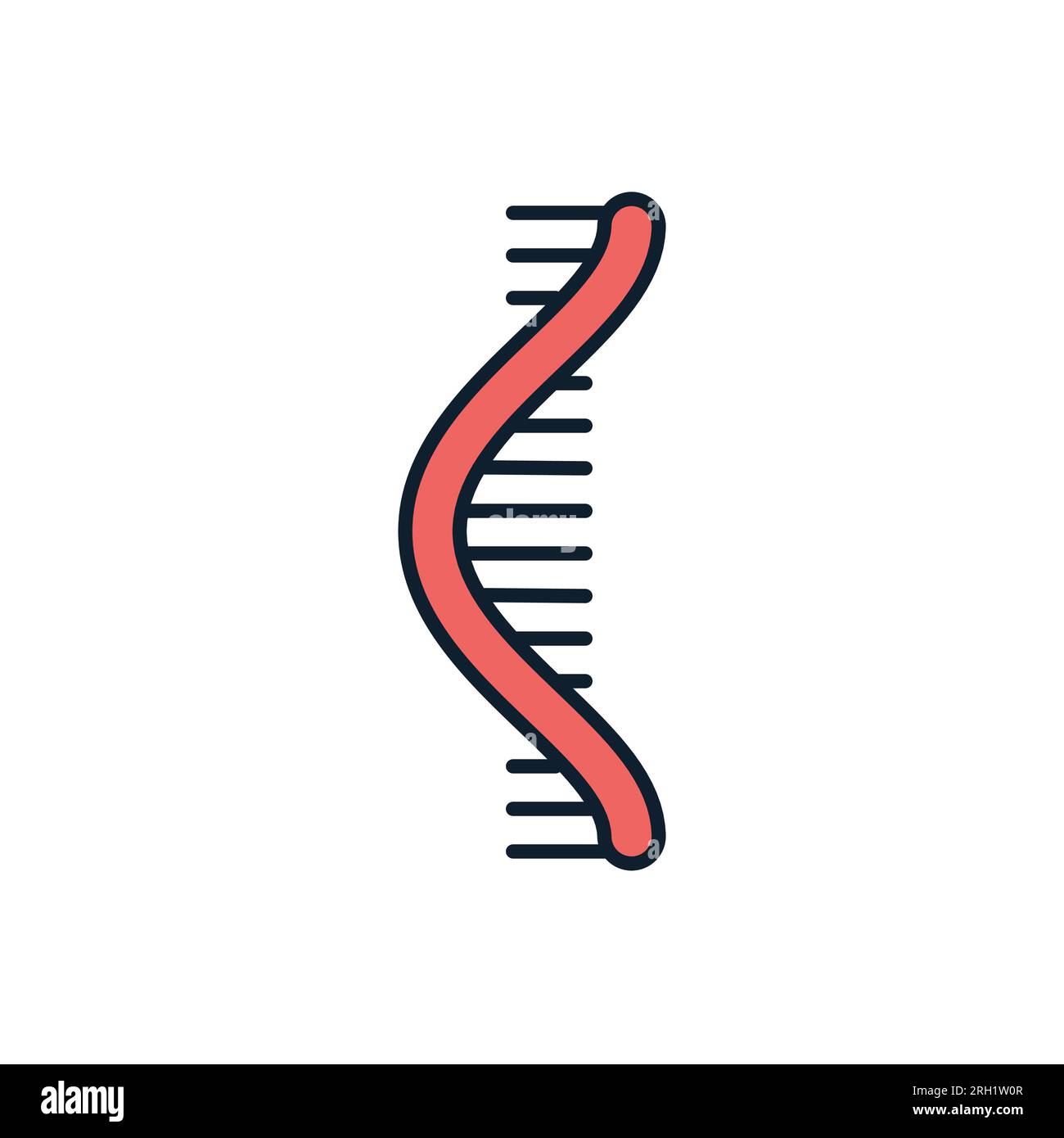 RNA related vector icon. RNA sign. Isolated on white background ...