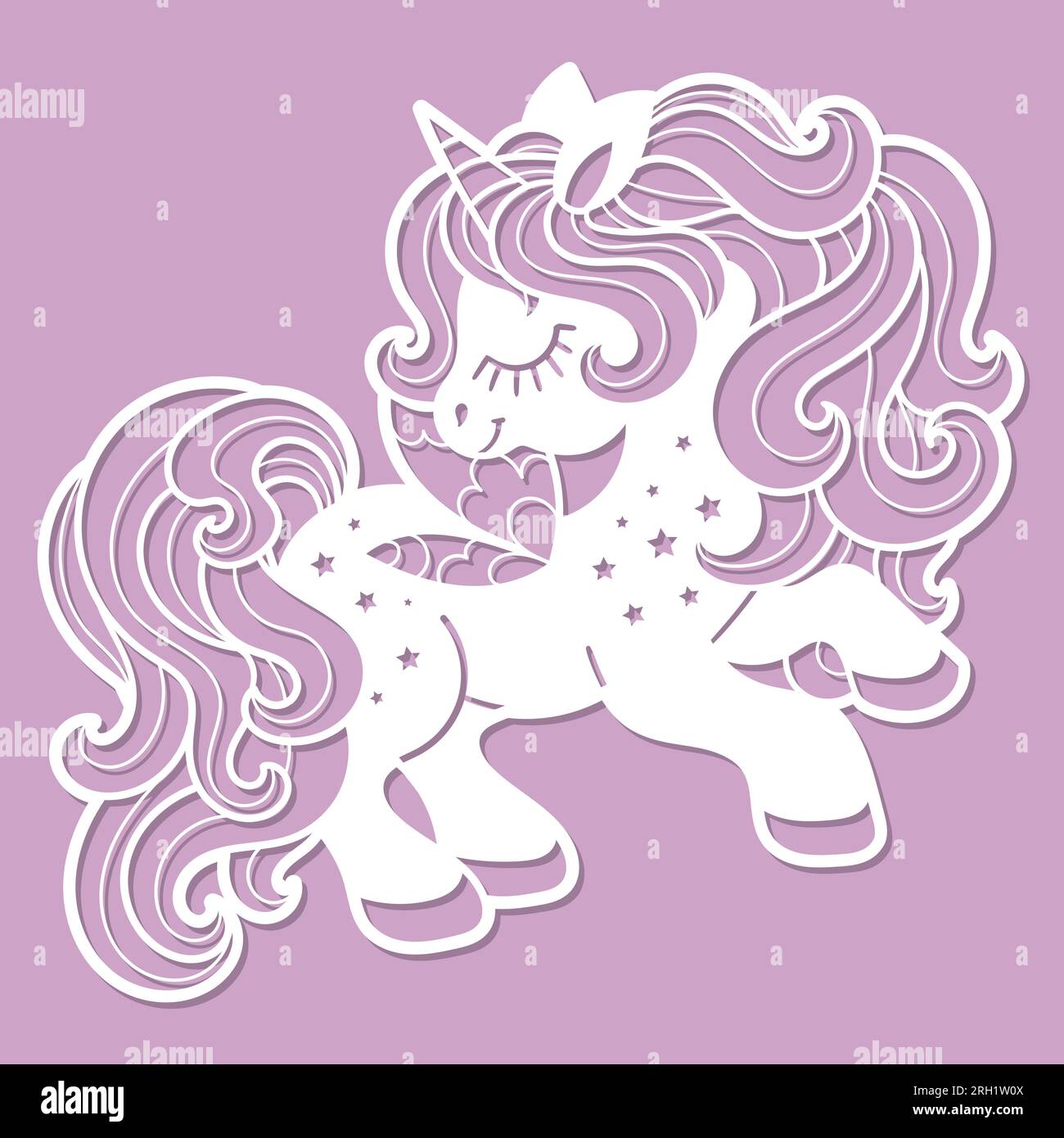 Unicorn cut template hi-res stock photography and images - Alamy