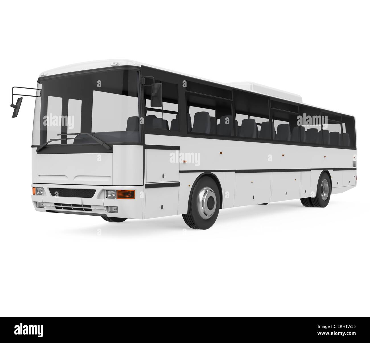 Coach Travel Bus Isolated Stock Photo - Alamy