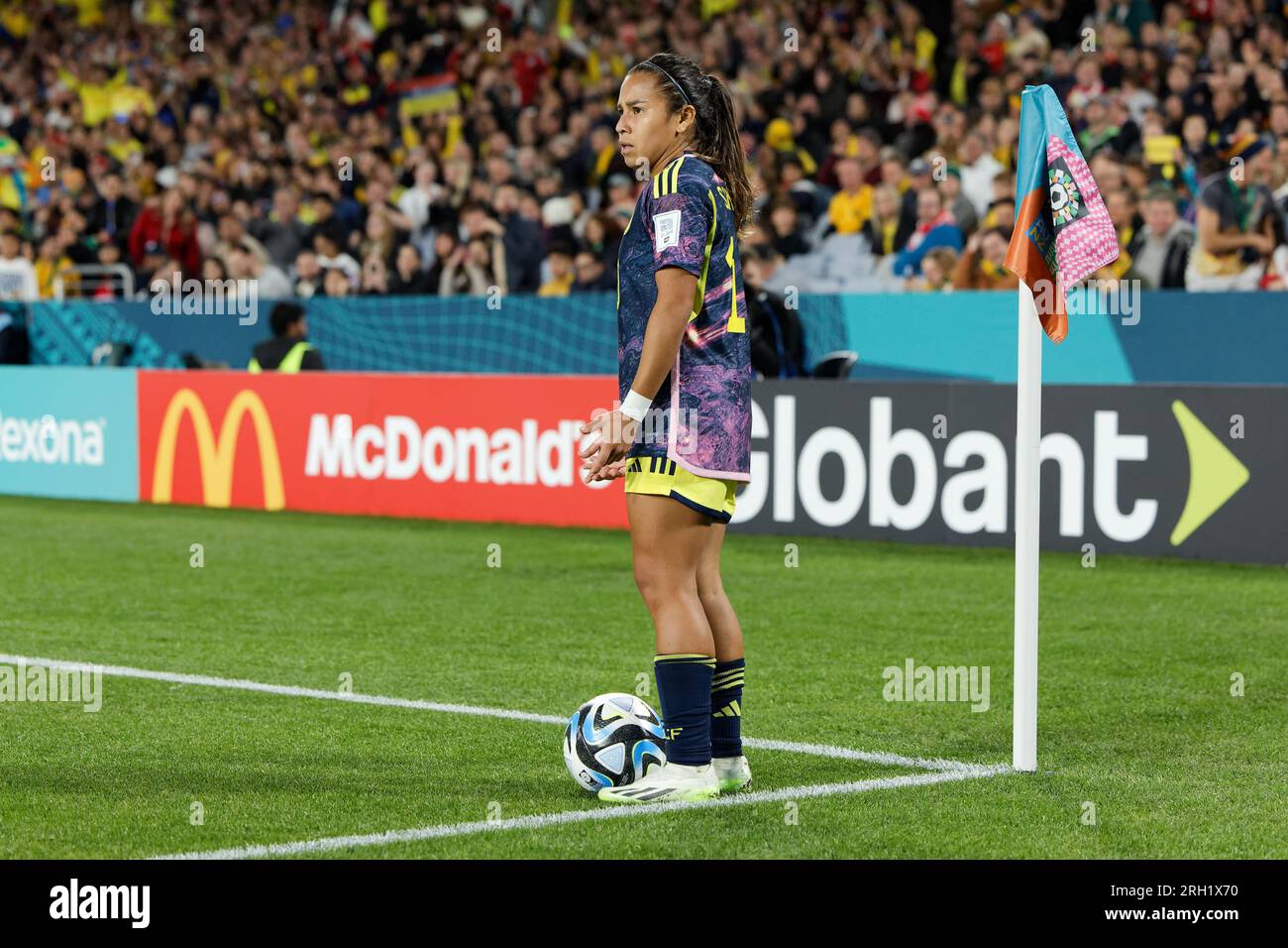 Sydney, Australia. 12th Aug, 2023. Leicy Santos of Colombia prepares to ...