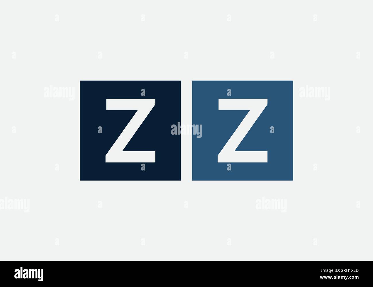 Square letter logo design, Letter box symbol vector. iconic letter logo ...