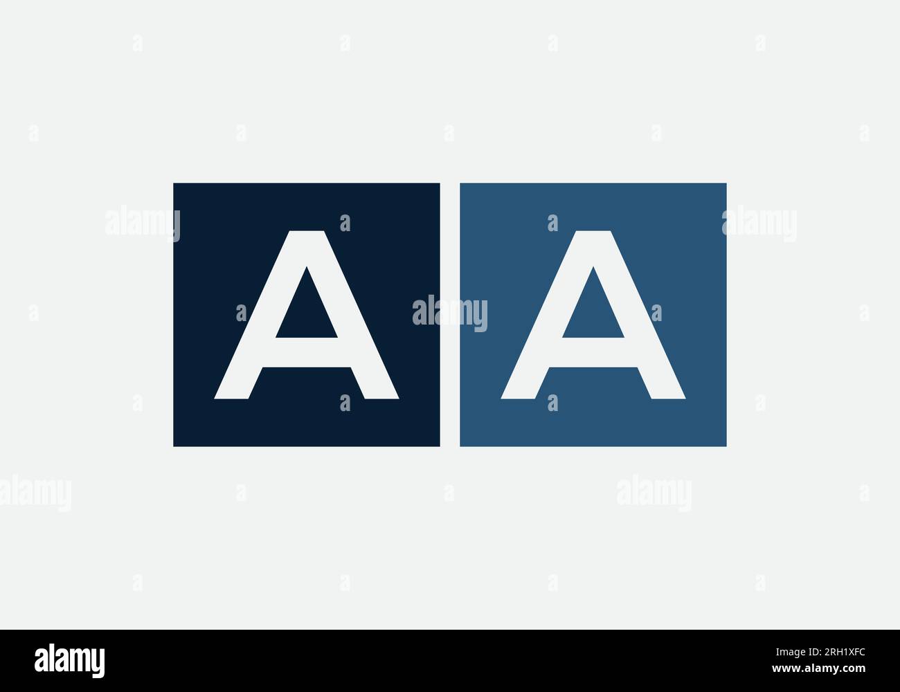 Square letter logo design, Letter box symbol vector. iconic letter logo ...