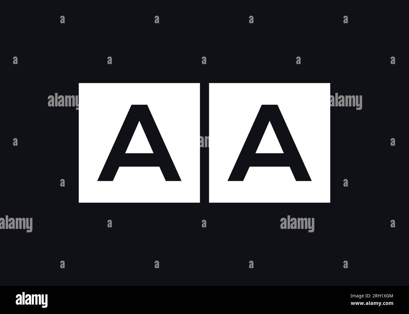 Square letter logo design, Letter box symbol vector. iconic letter logo ...