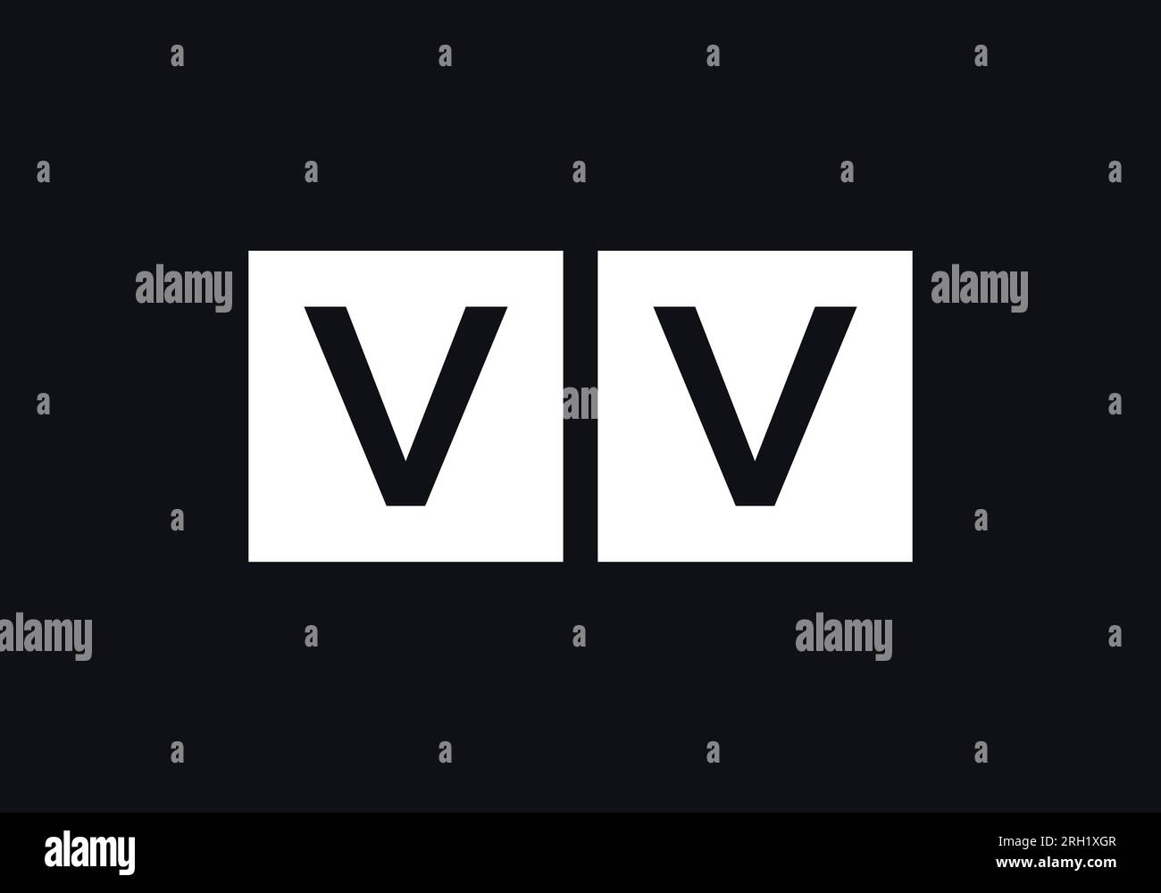 Square letter logo design, Letter box symbol vector. iconic letter logo ...