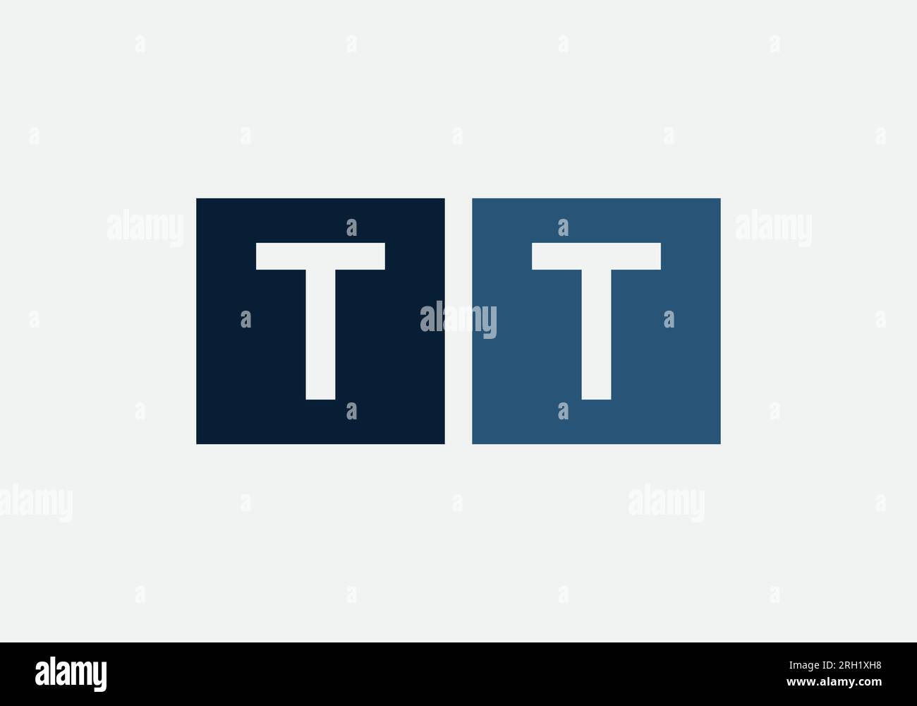 Square letter logo design, Letter box symbol vector. iconic letter logo ...