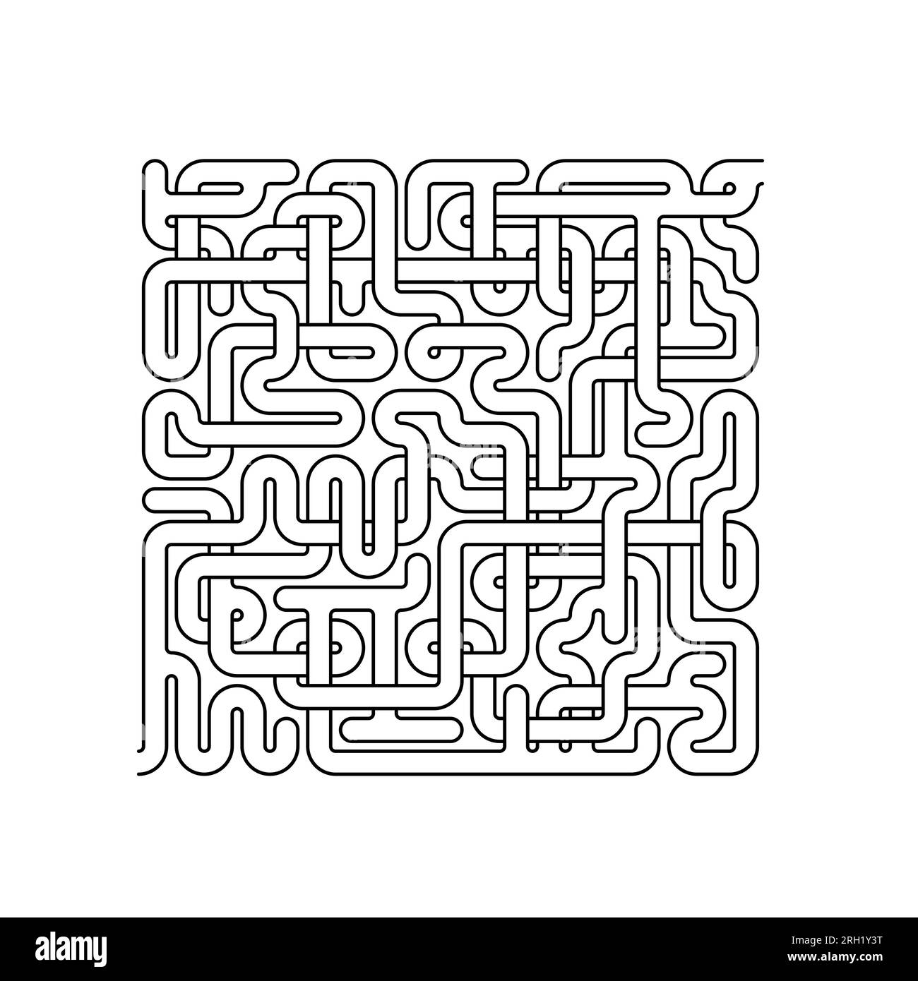 Vector maze isolated on white background. Education logic game labyrinth for kids. With the ...