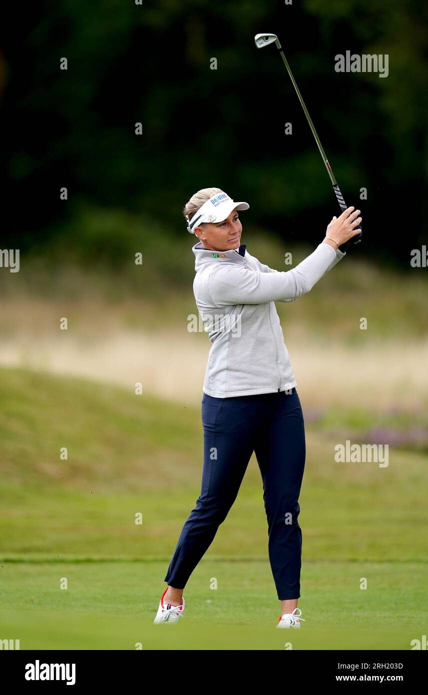 Ryann O’Toole on the 4th during day three of the 2023 AIG Women's Open ...