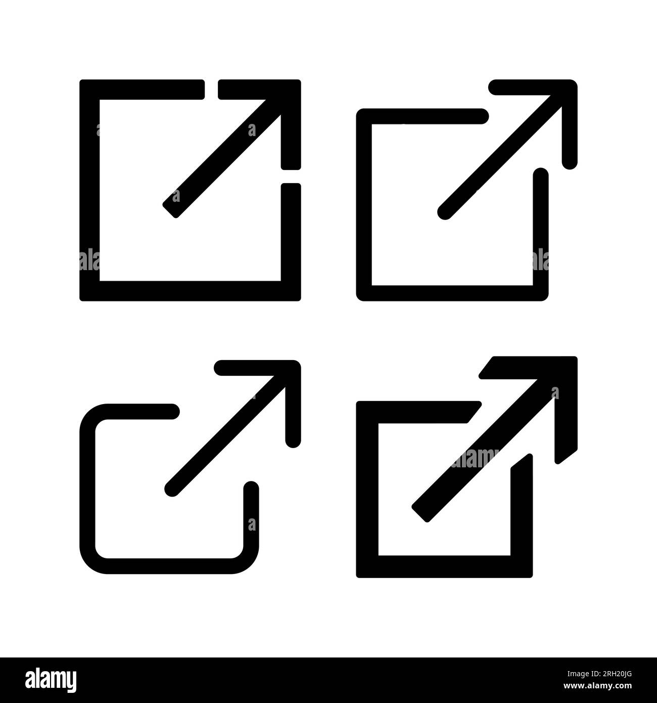 External share Black and White Stock Photos & Images - Alamy