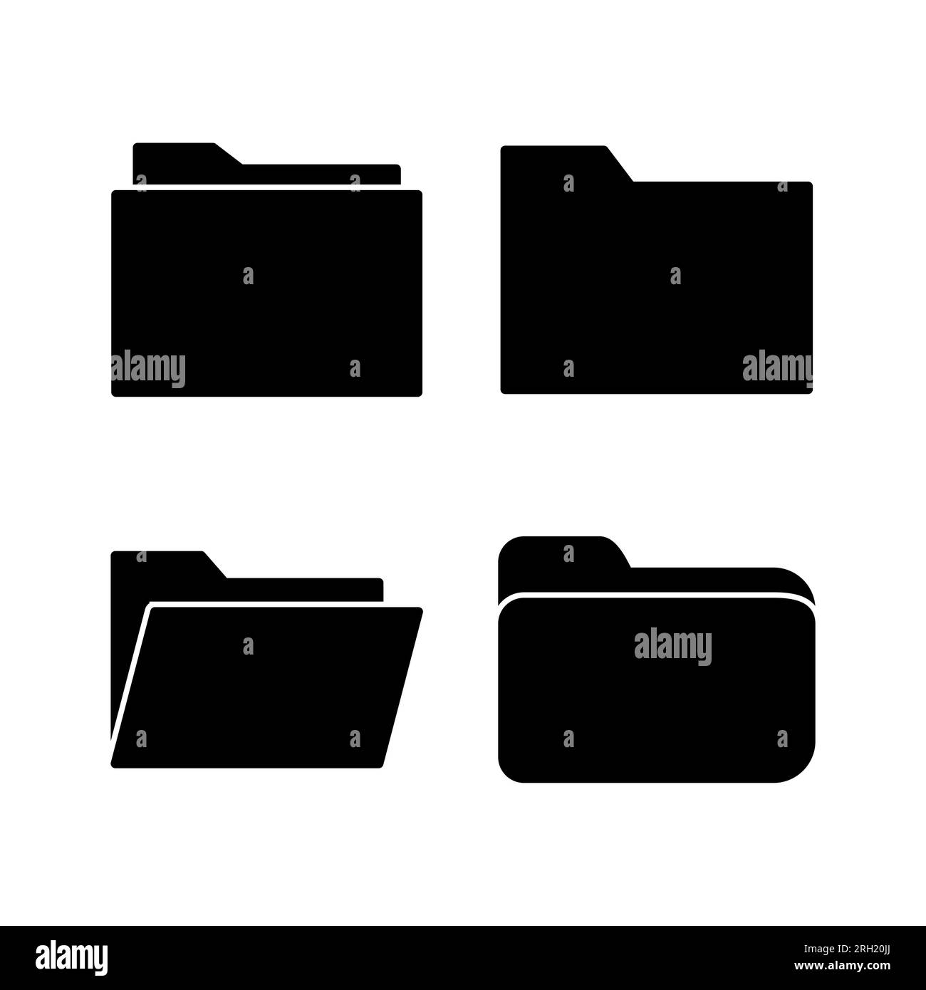 Folder icon vector. document folder icon Stock Vector Image & Art - Alamy