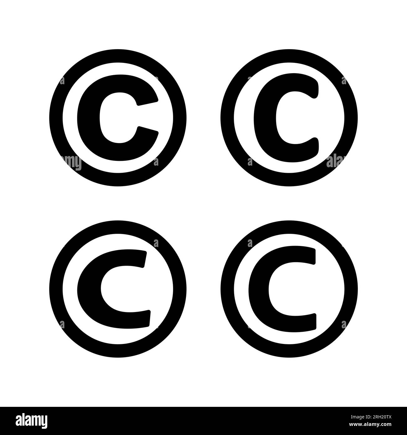 Copyright icon vector. copyright symbol Stock Vector Image & Art - Alamy