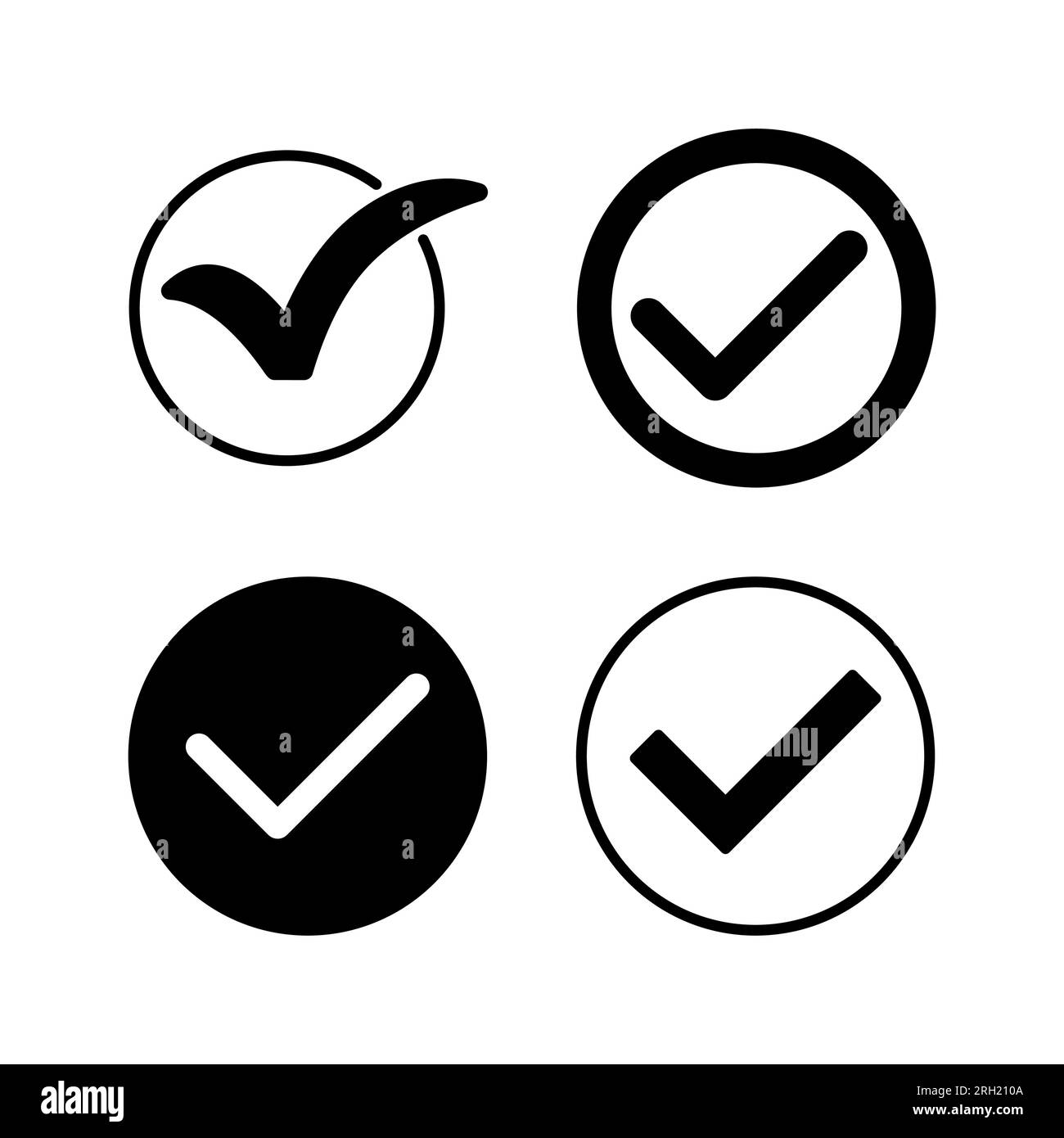 check icon vector. check mark icon. check list button icon Stock Vector Image & Art - Alamy