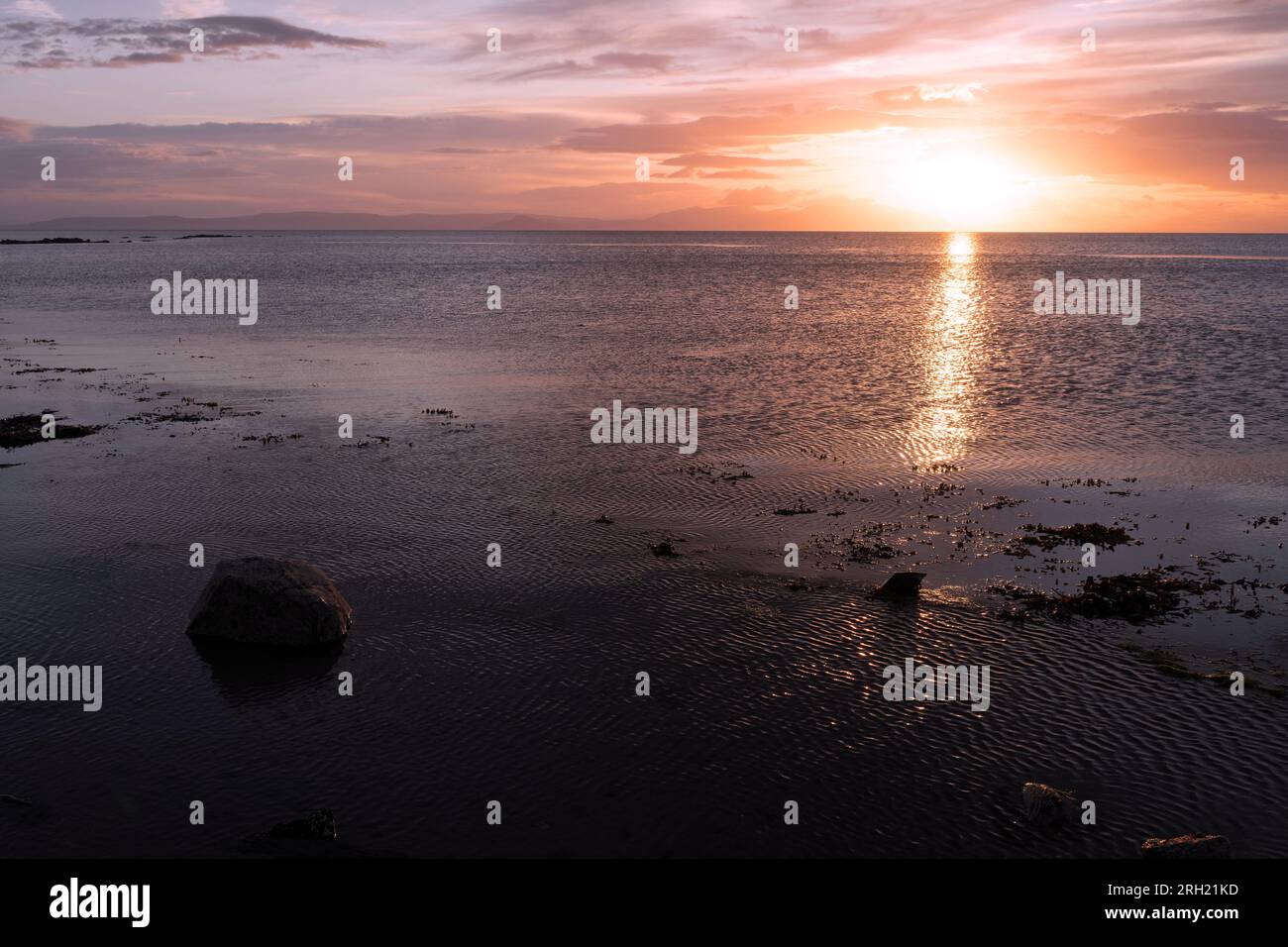 Bracken Bay beach at Ayr, Scotland UK Stock Photo - Alamy