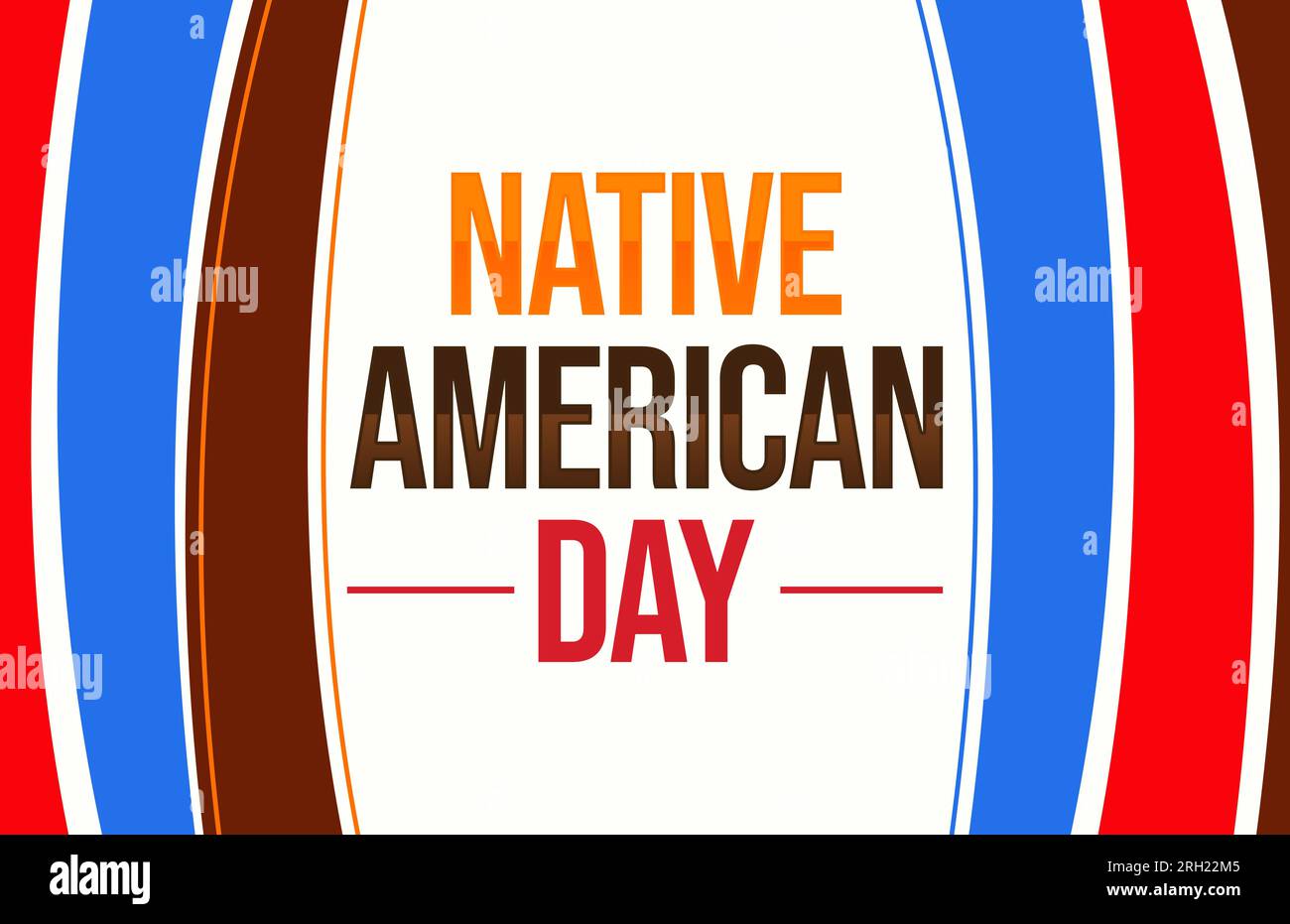 Native American Day background design with minimalist shapes and ...