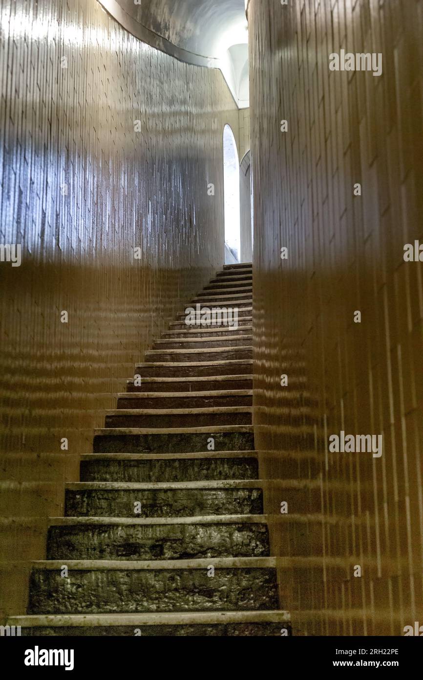 ROME, VATICAN - MARTH 9, 2023: This is a staircase inside the dome of ...