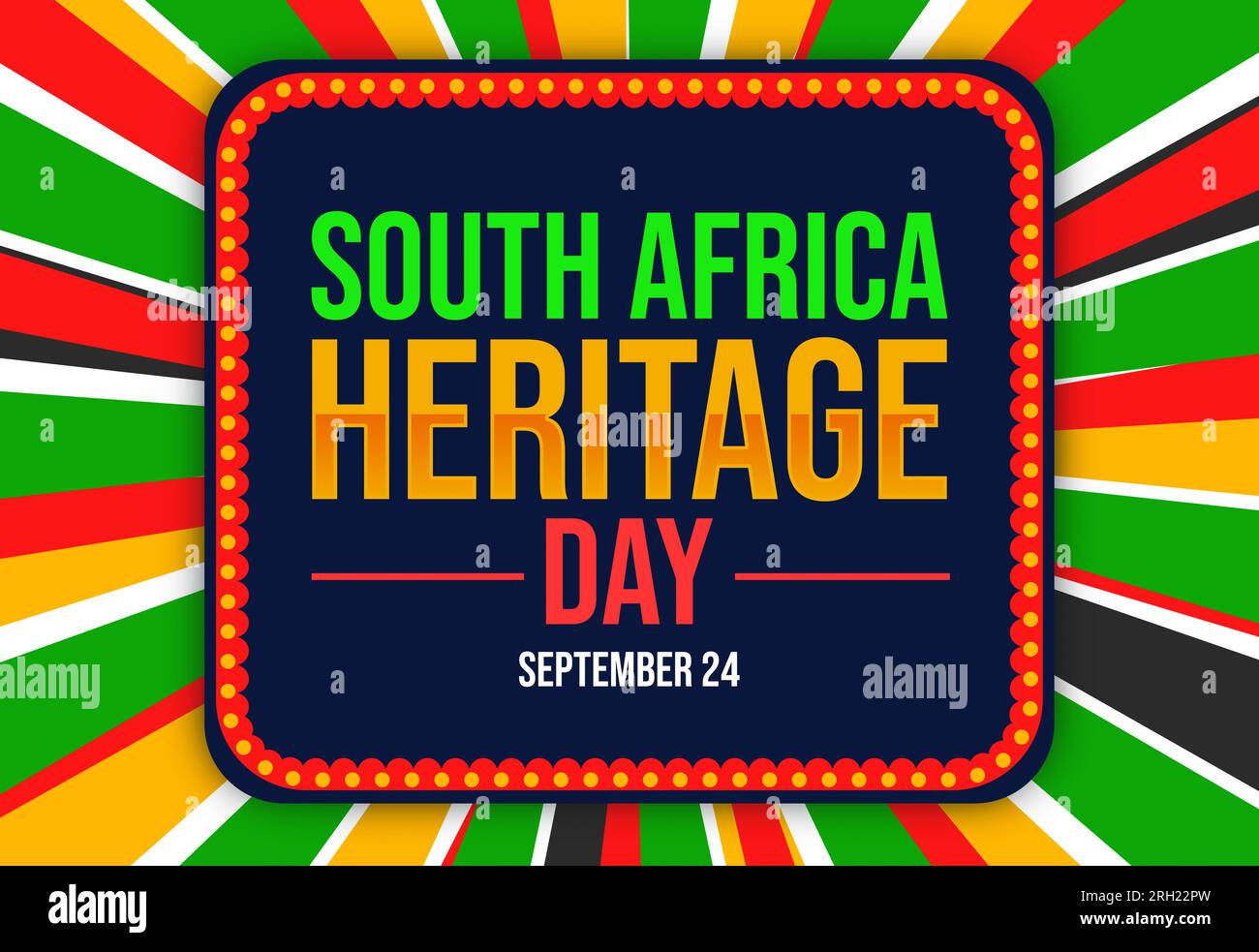 September 24 is celebrated as Heritage Day in South Africa, colorful ...