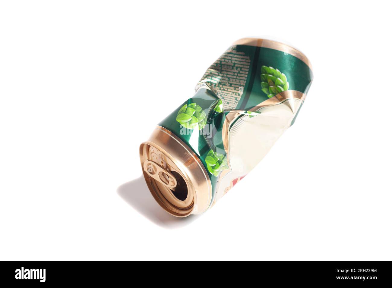 Crumpled coke can Cut Out Stock Images & Pictures - Alamy