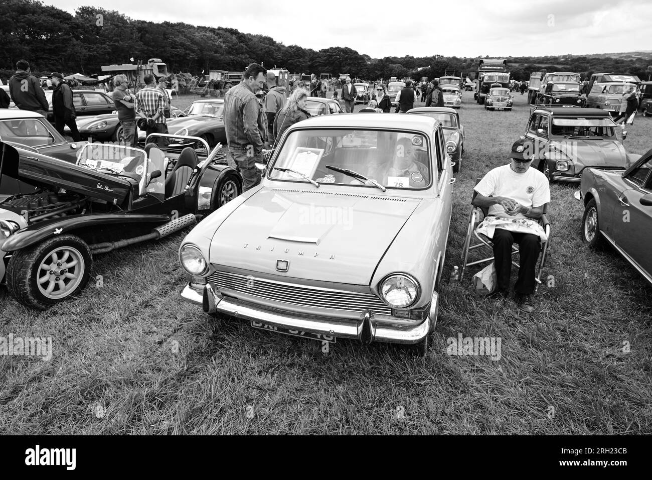 Carnhell Green Vintage Rally 12 August 2023 Stock Photo - Alamy