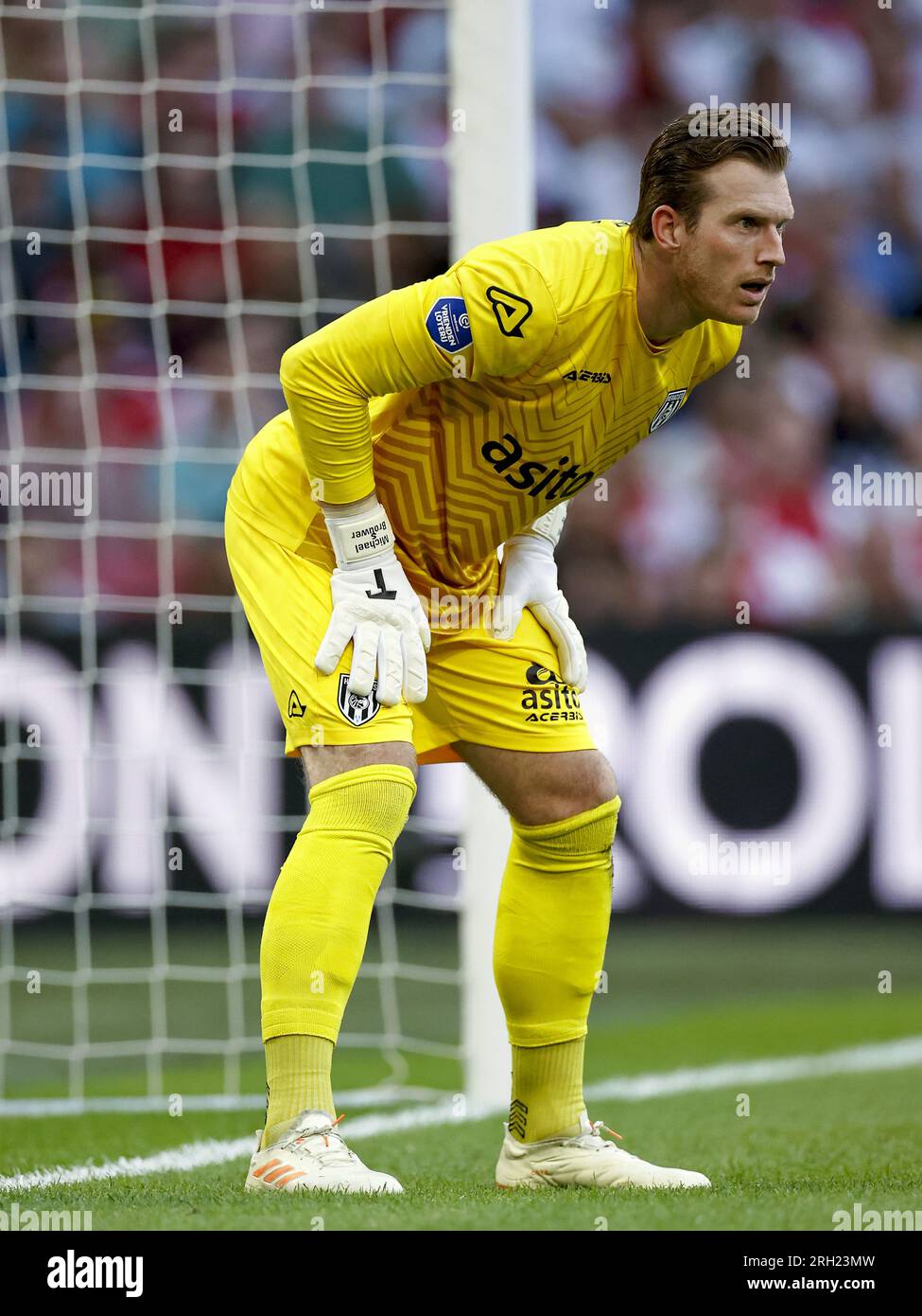 AMSTERDAM - Heracles Almelo goalkeeper Michael Brouwer during the Dutch ...