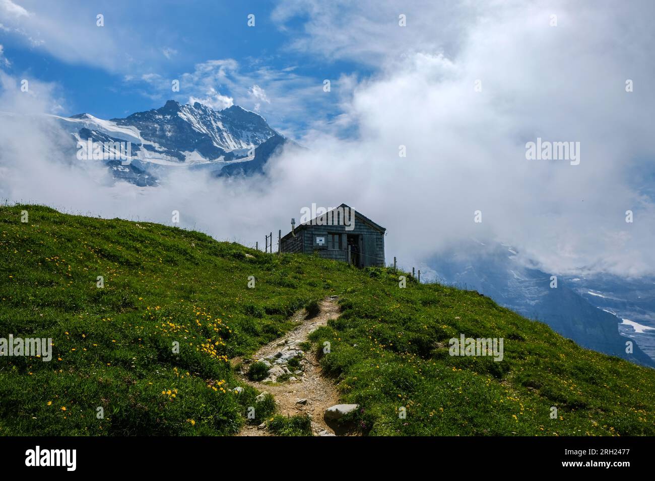 Eiger Walk from Eigergletscher to Kleine Schidegg, Jungfrau Grindelwald ...