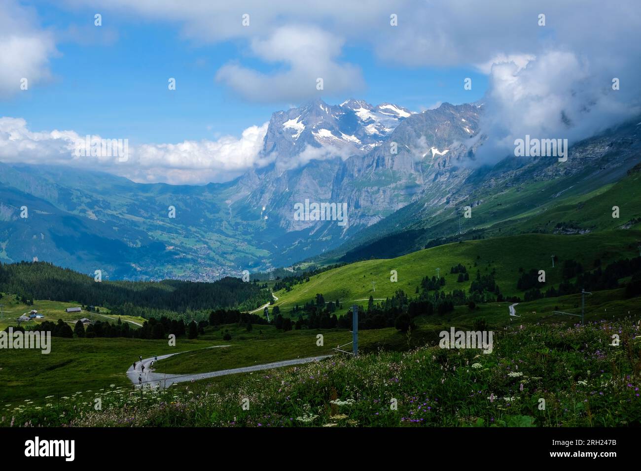 Eiger Walk from Eigergletscher to Kleine Schidegg, Jungfrau Grindelwald ...