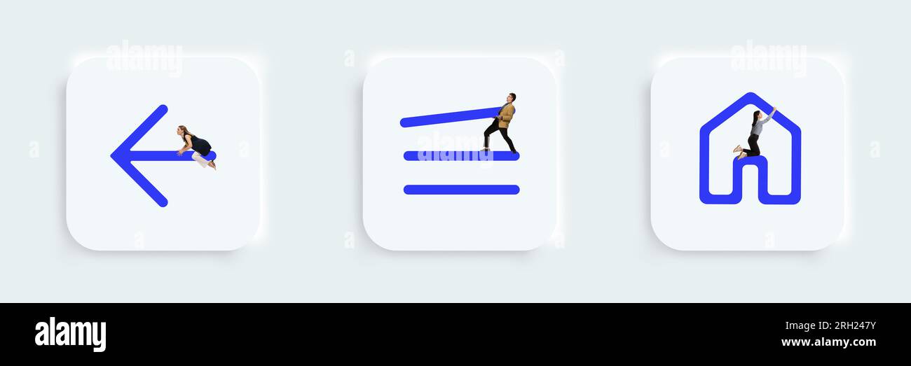 Dropdown menu button hi-res stock photography and images - Alamy