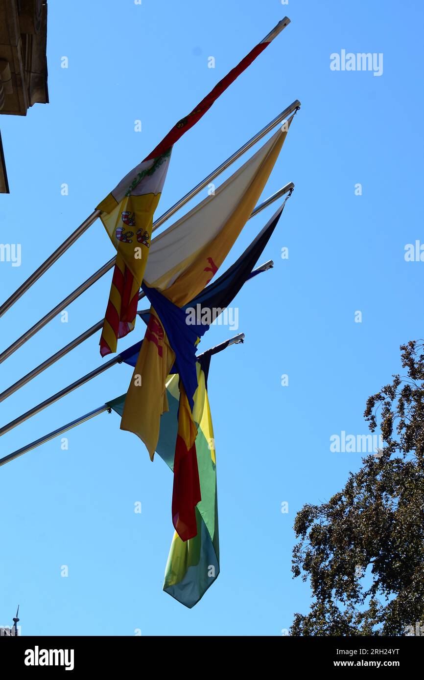 Twisted flags hi-res stock photography and images - Alamy