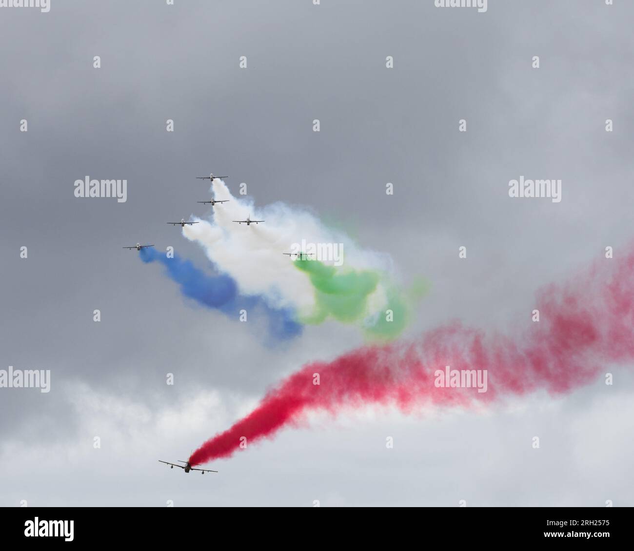 The United Arab Emirates aerobatic display team at RIAT 2023 Stock ...