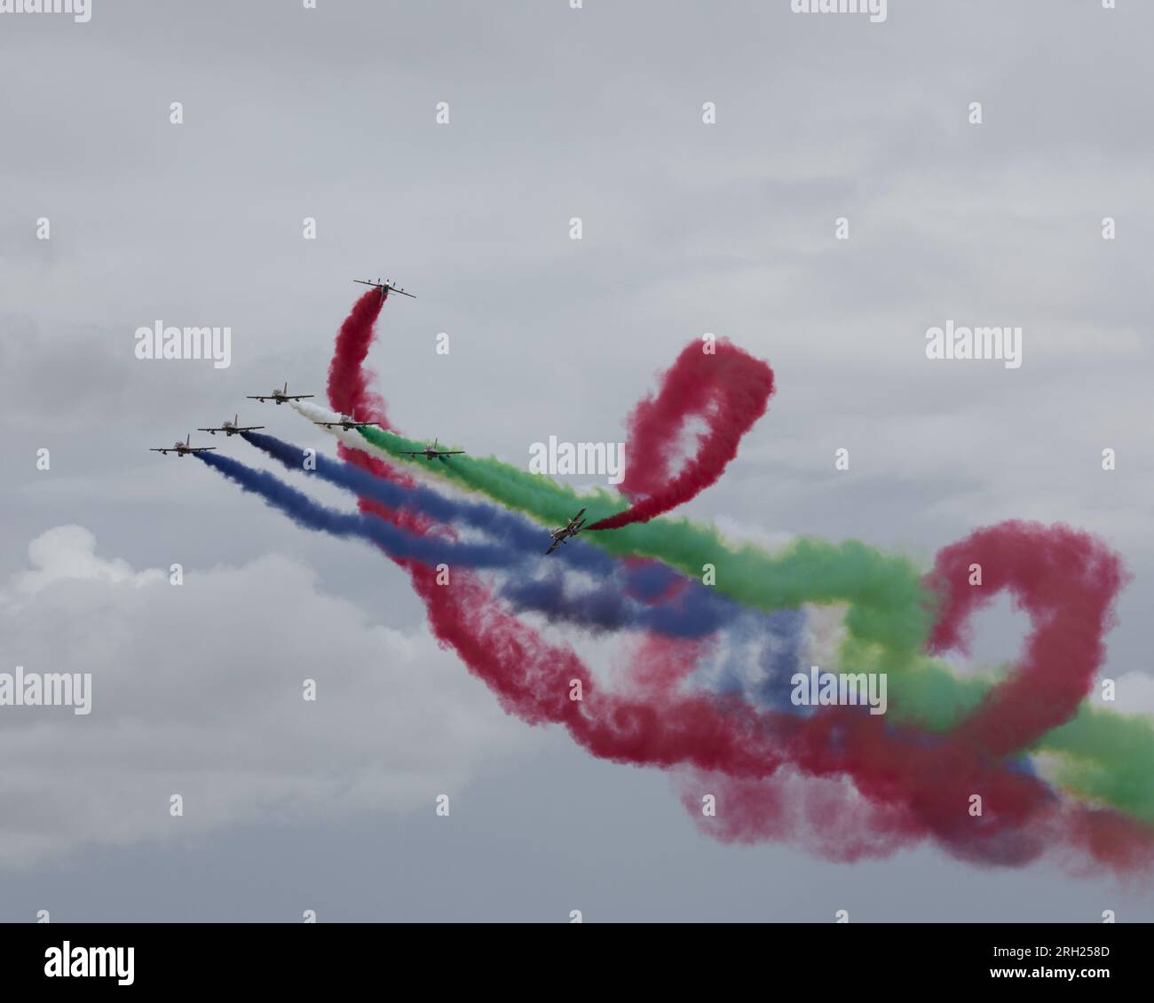 The United Arab Emirates aerobatic display team at RIAT 2023 Stock ...