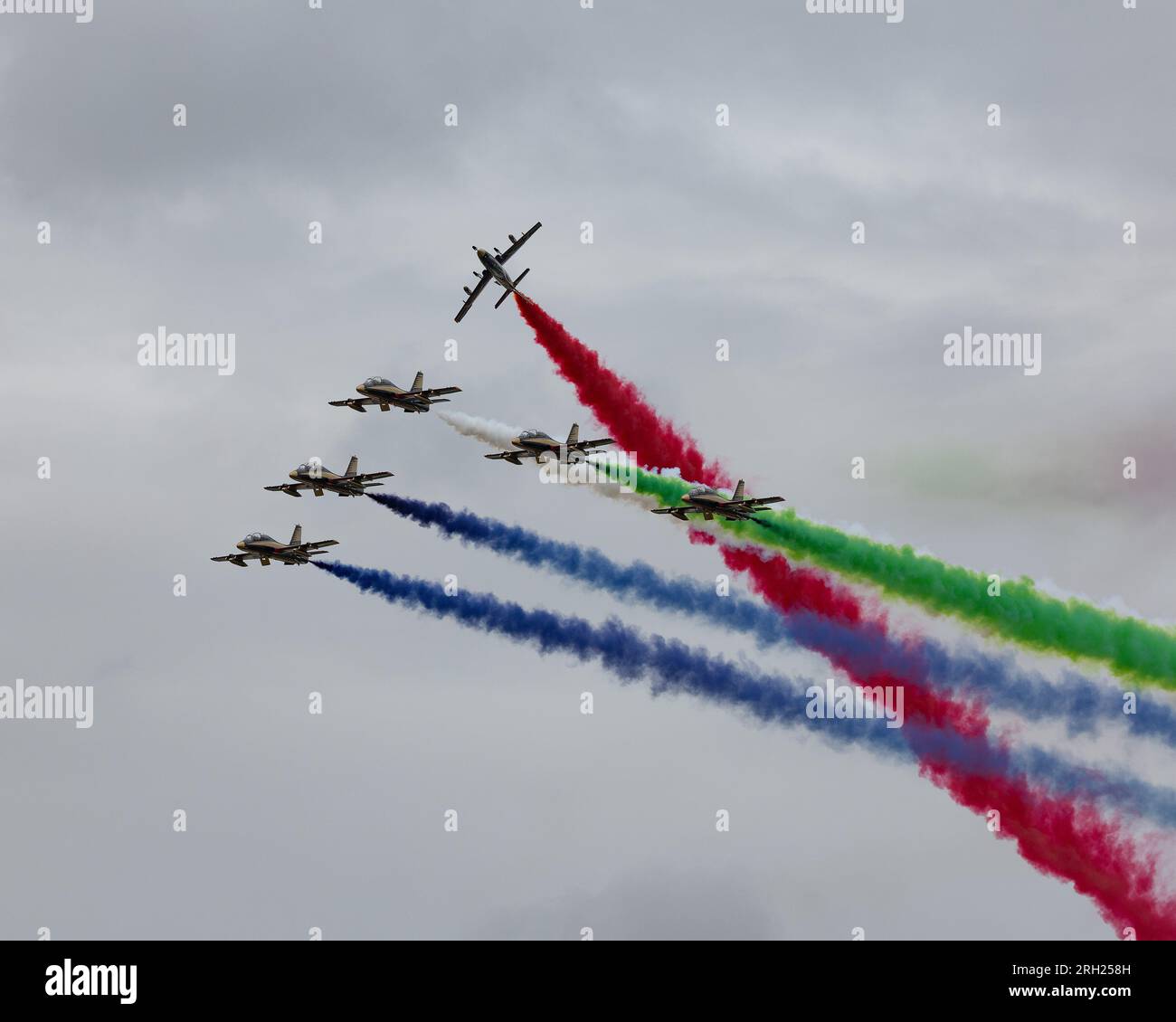 The United Arab Emirates aerobatic display team at RIAT 2023 Stock ...