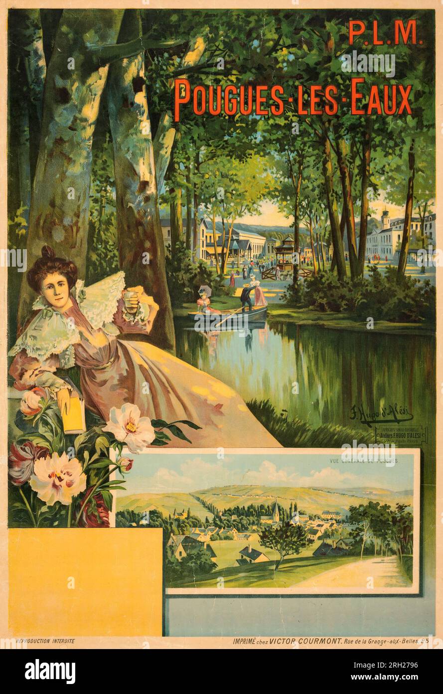 French travel poster plm france hi-res stock photography and images - Alamy