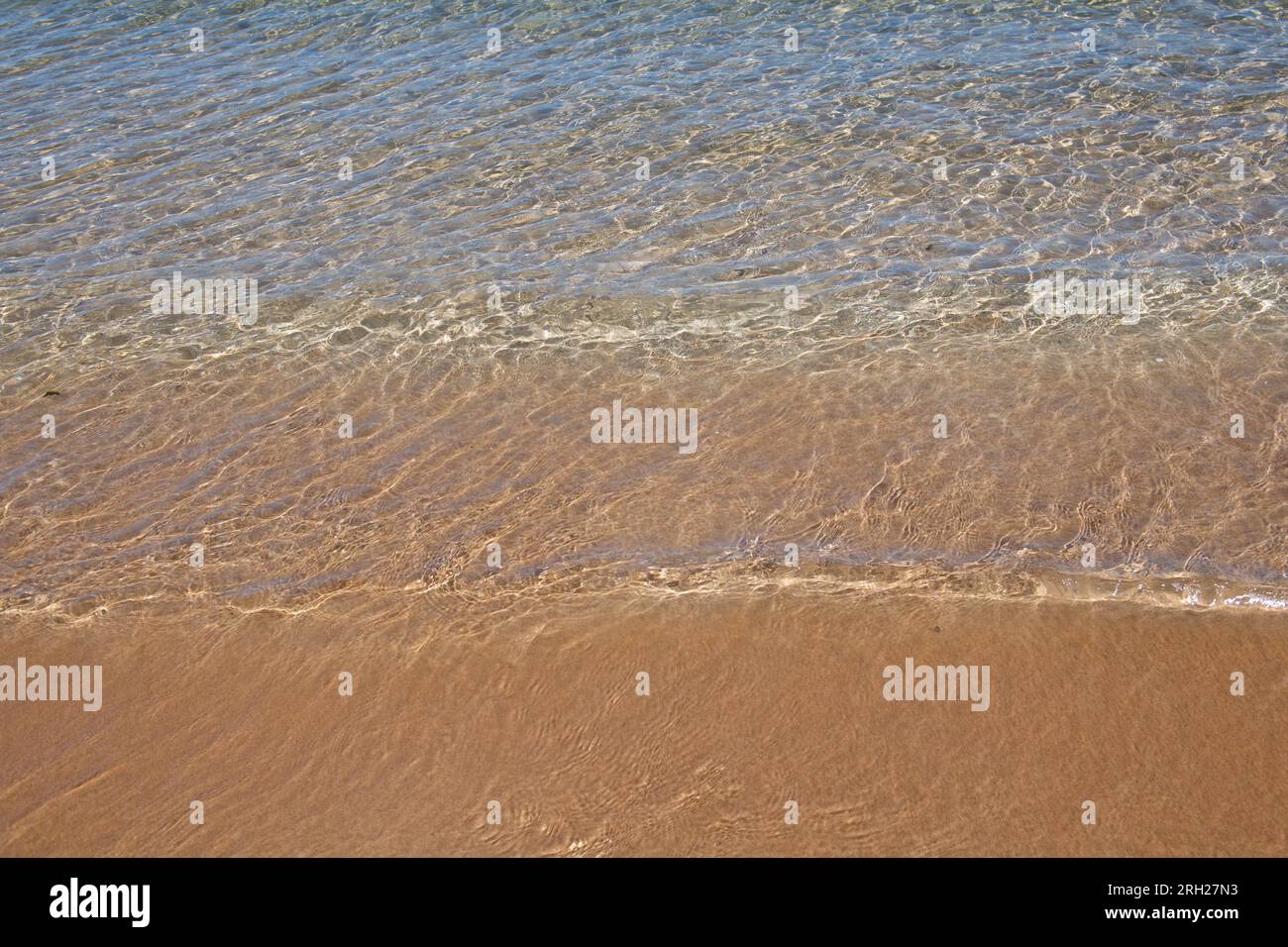 Sea background, nature of tropical summer beach with rays of sun light ...